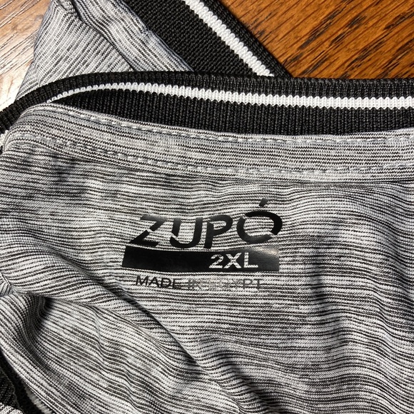 zupo | Shirts | Nwt Gray With Black And White Trim Mens Tshirt Has ...